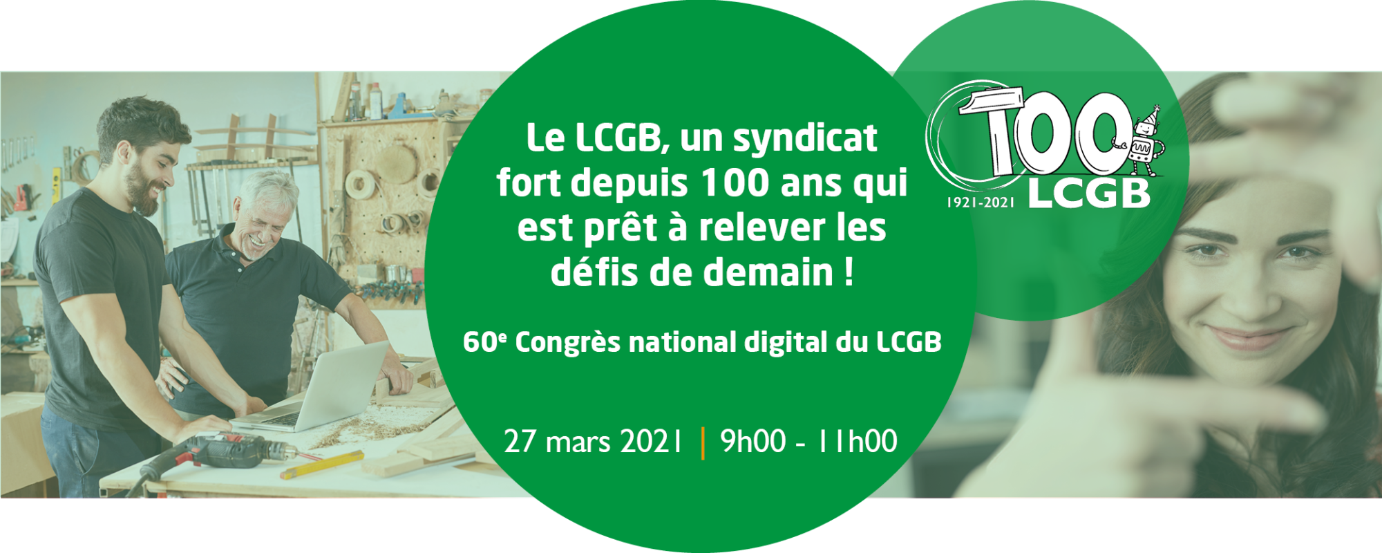 60e Congrès national digital : Le LCGB, un syndicat fort depuis 100 ans ...