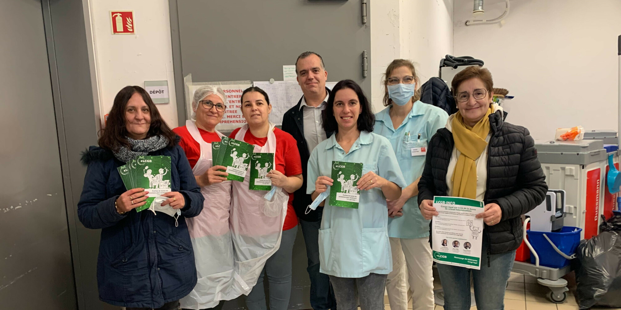 Dussmann Service : Tournée au sud du pays - LCGB - Lëtzebuerger ...