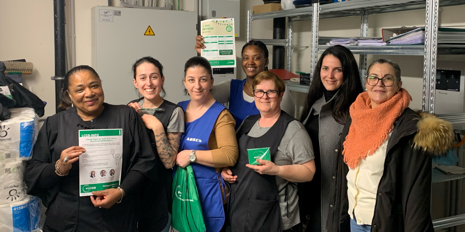 Le LCGB rencontre les agents de nettoyage sur différents sites - LCGB ...