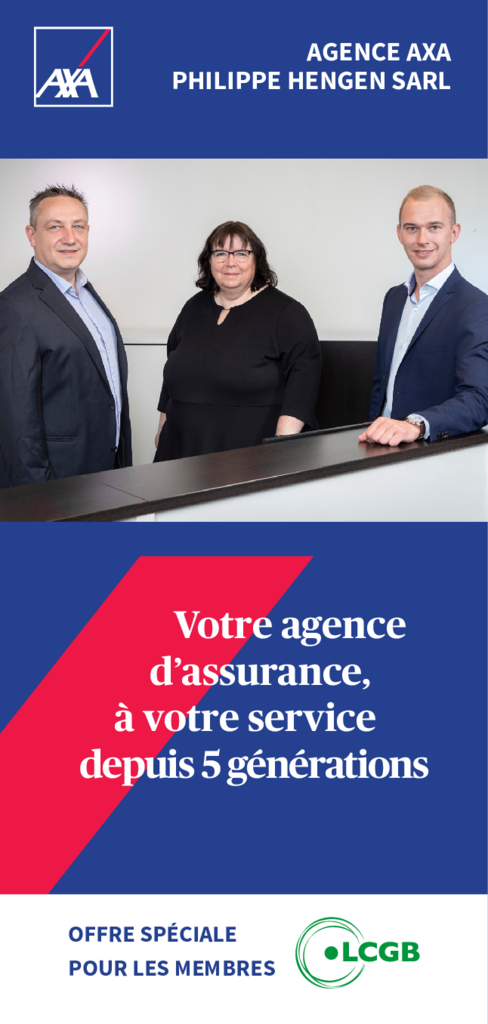 Le LCGB et Axa Luxembourg - Agence Philippe Hengen intensifient leur ...