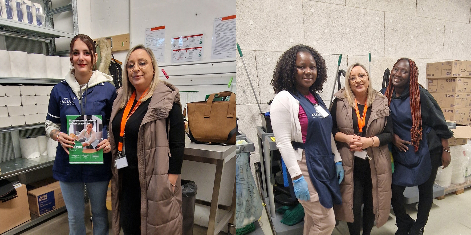 Atalian: Die Reinigungskräfte im Gesundheitsministerium informieren ...