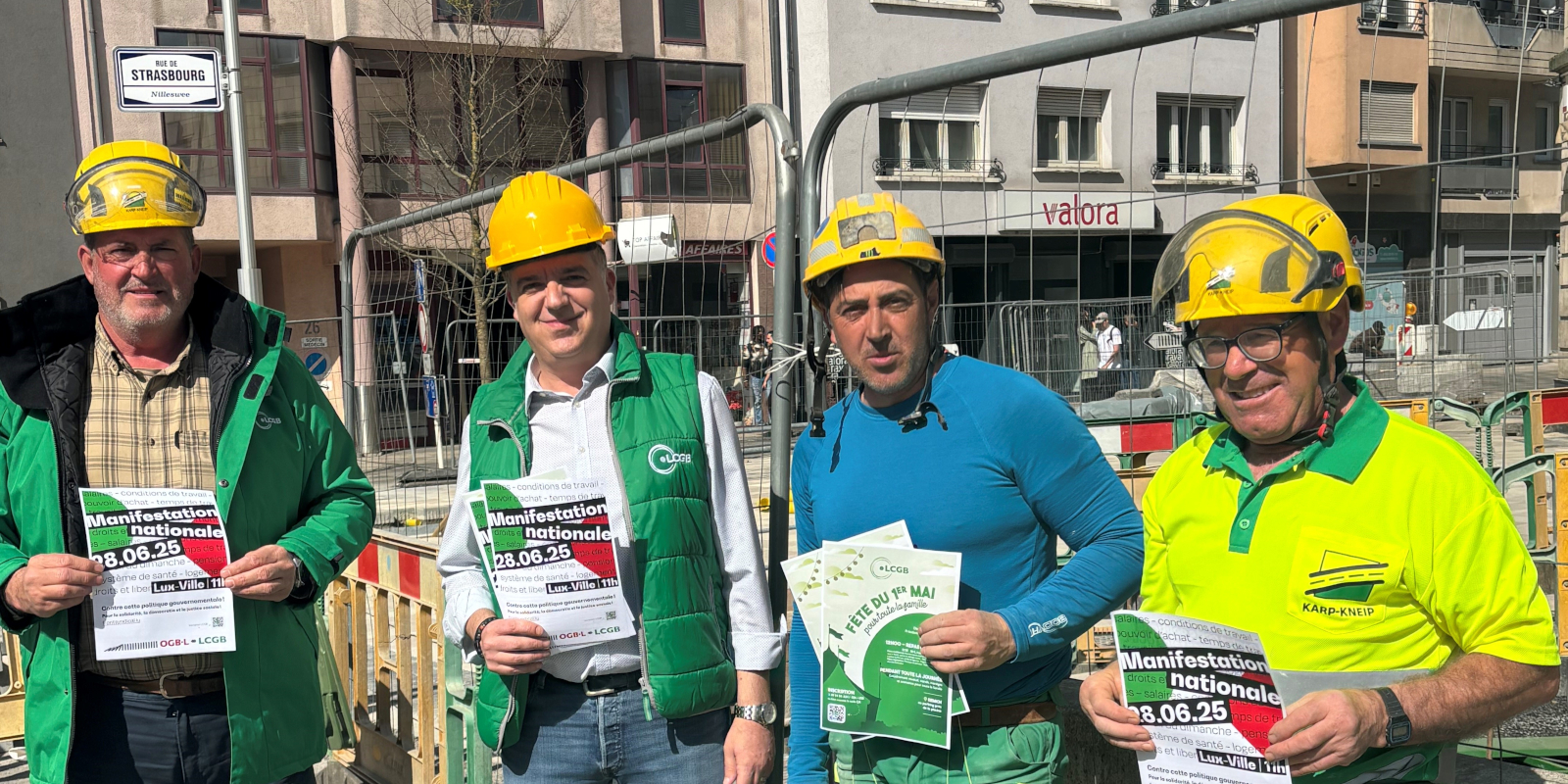 Karp-Kneip : Visite d’un chantier de l’entreprise - LCGB - Lëtzebuerger ...